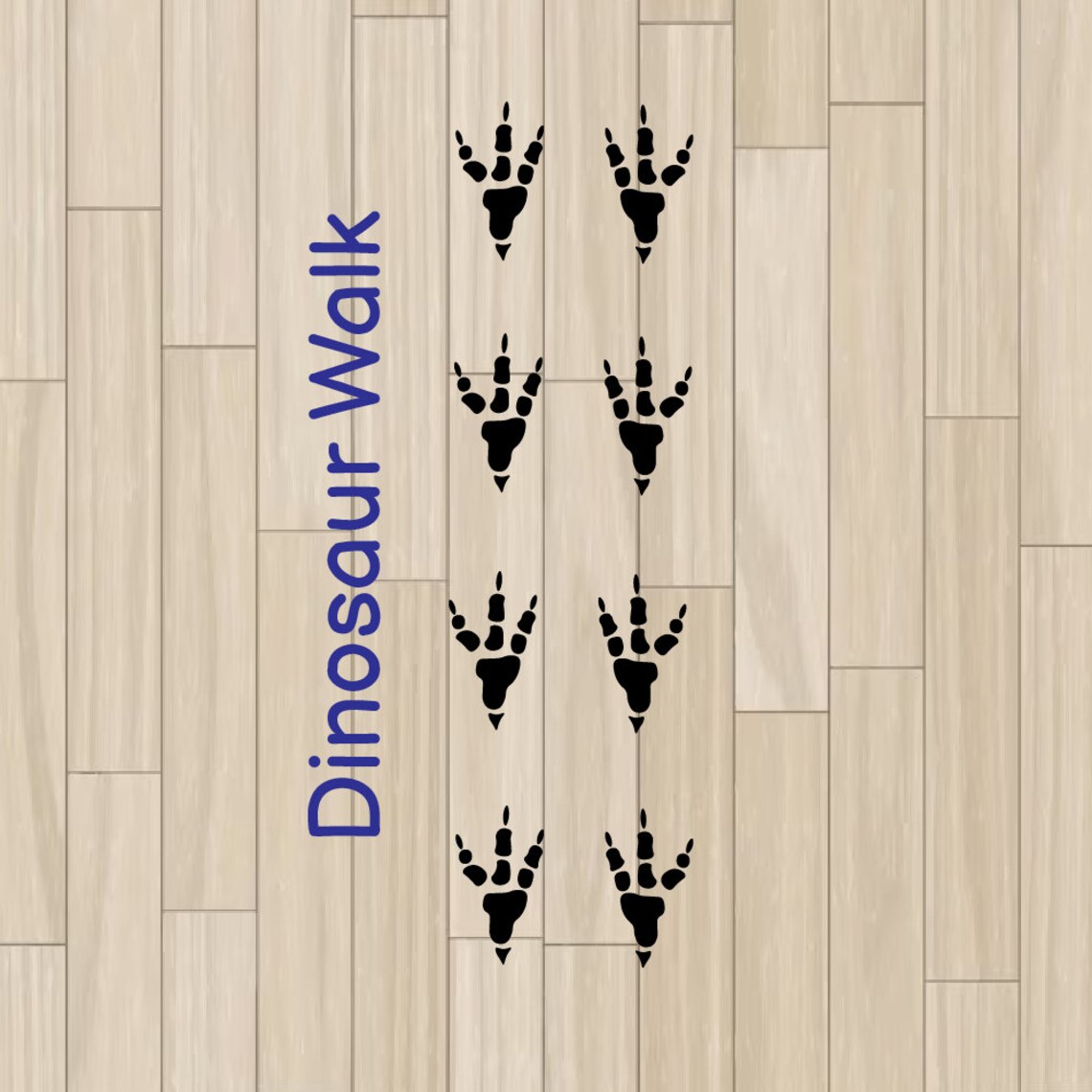 Dinosaur Walk Svg, Sensory Path Svg Bundle, Sensory Pathway, Sensory ...