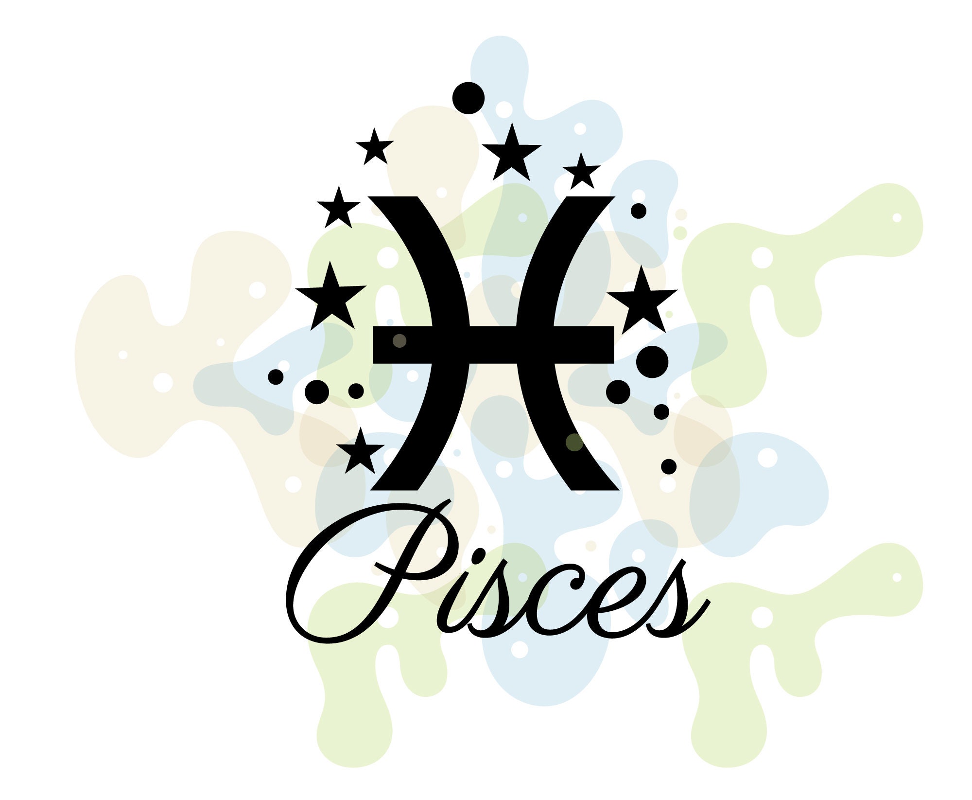 Fische Sternzeichen, Fische SVG, Fische Sternzeichen, Fische Horoskop ...