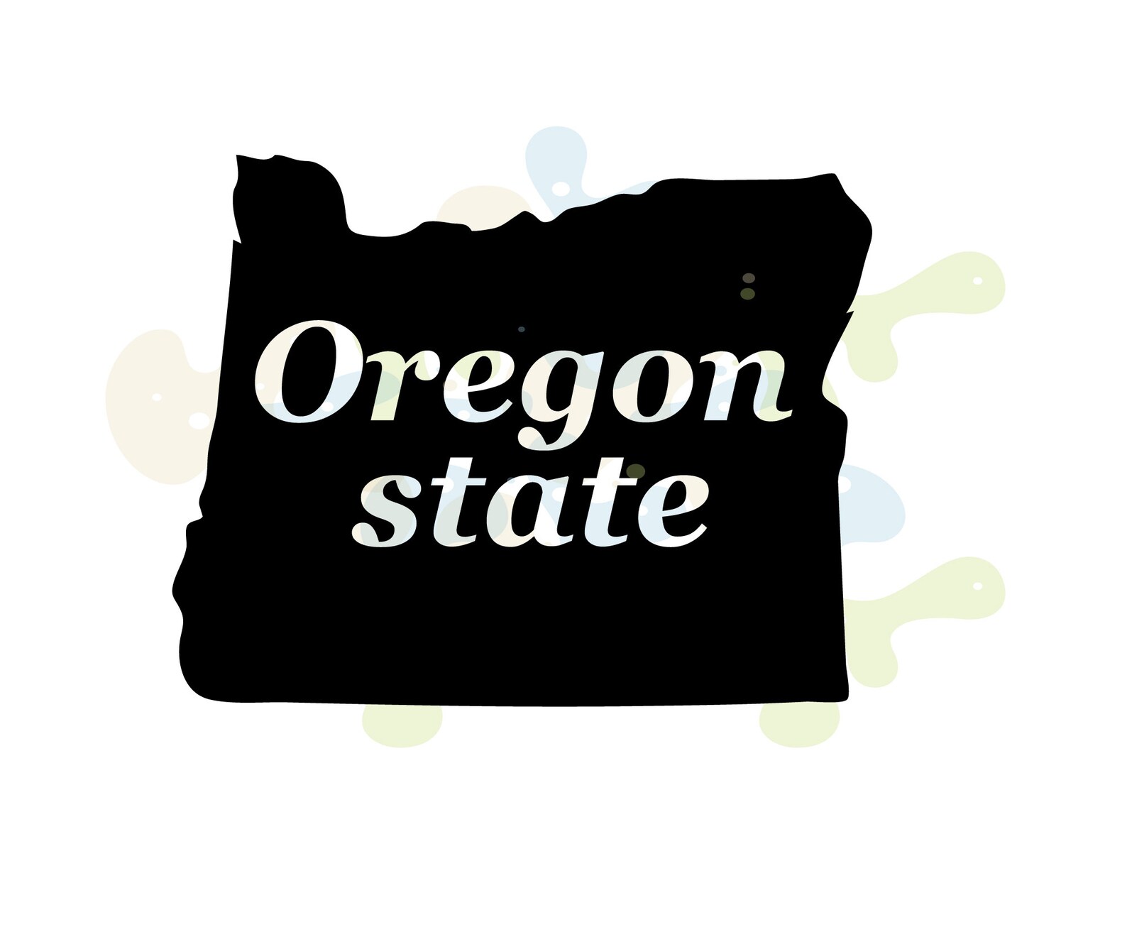 Oregon State Svg Oregon Svg Oregon Silhouette Svg Oregon Vector Oregon ...