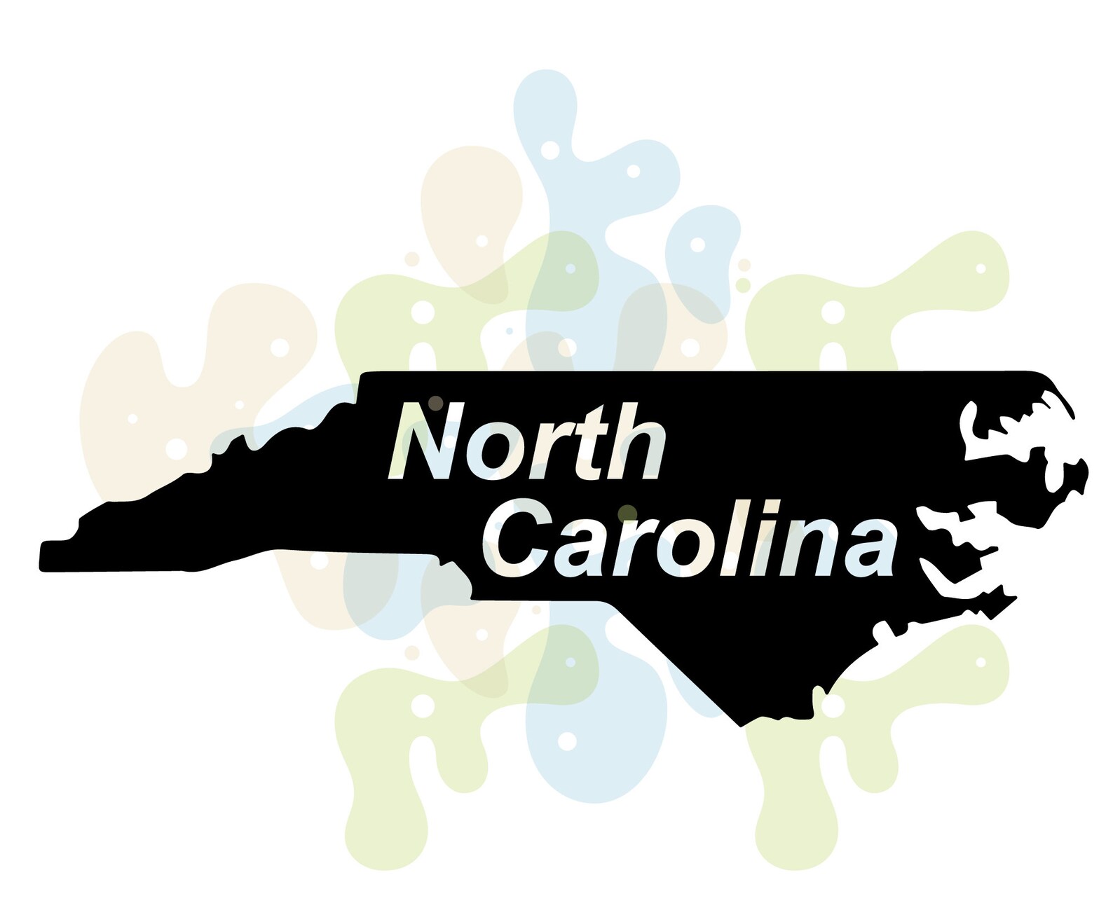 North Carolina State Svg, North Carolina Svg, North Carolina Outline ...