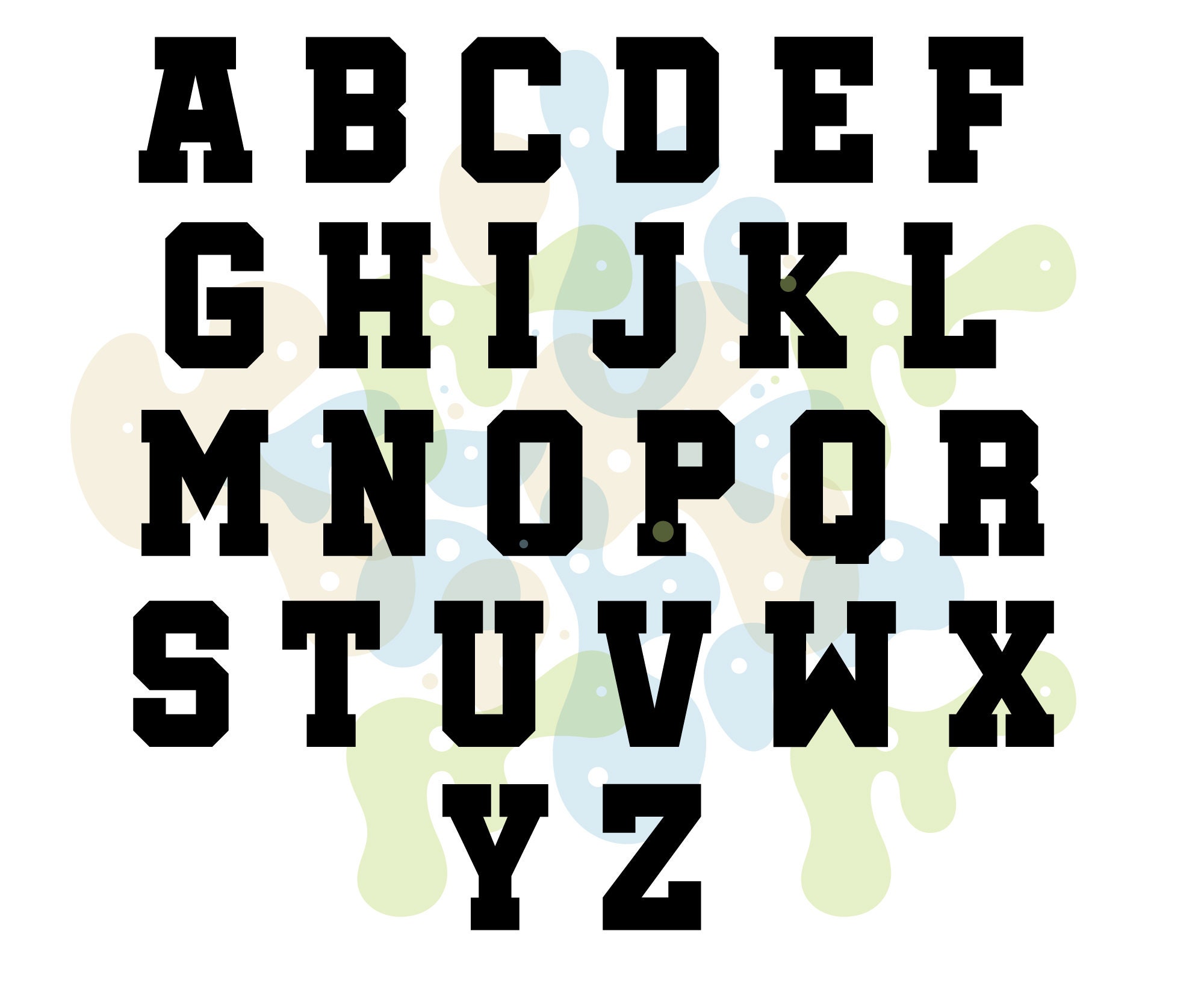 Sport Font Svg, Varsity Letters Svg, Varsity Font Svg, Varsity Alphabet ...