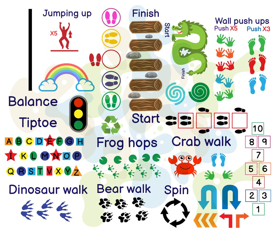Sensory Path Svg Bundle Set of 23 Designs Sensory Pathway - Etsy