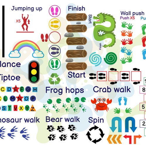 Sensory Path Svg Bundle Set of 23 Designs Sensory Pathway - Etsy