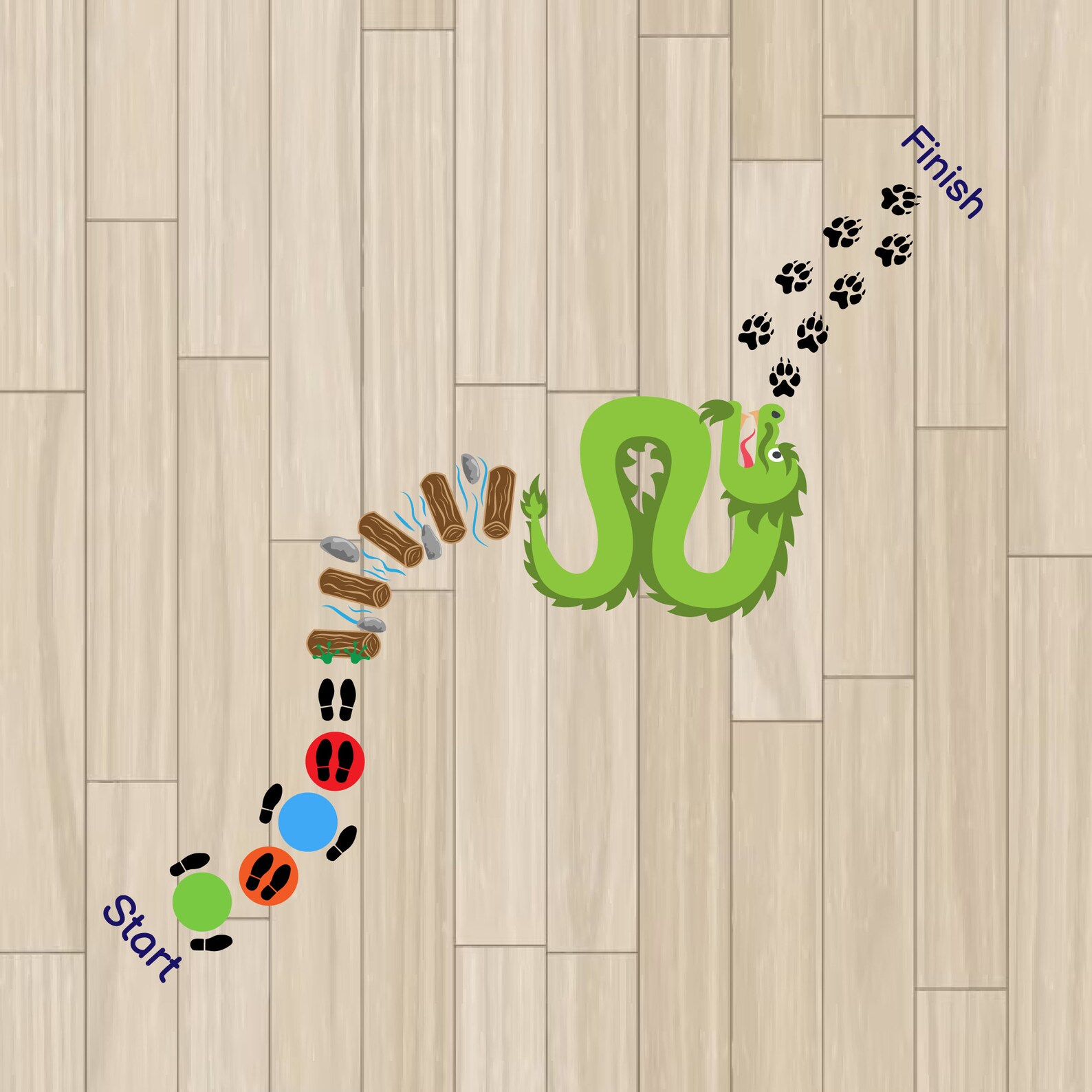 Sensory Path Svg Bundle, Sensory Steps Designs, Sensory Pathway ...