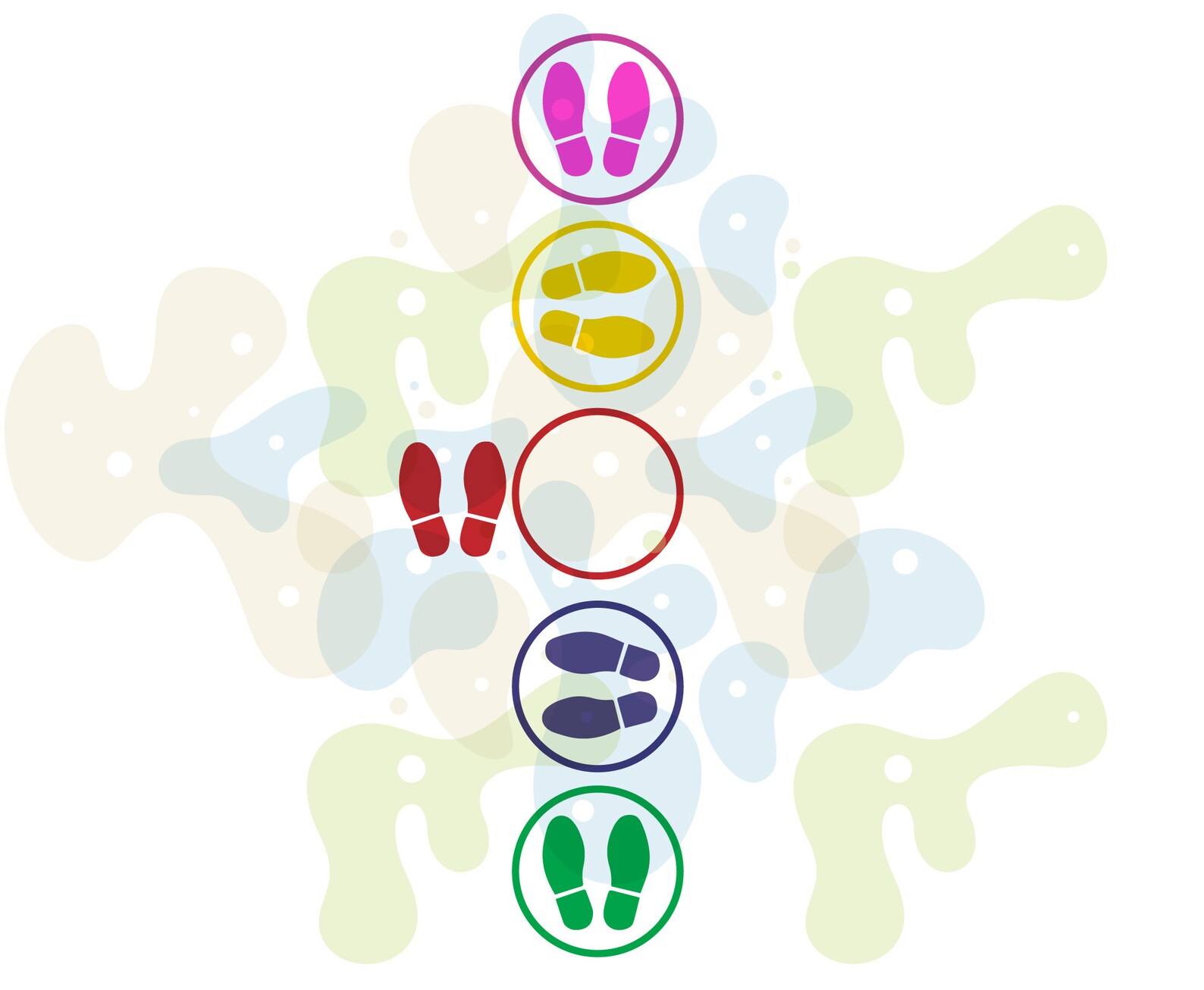 Sensory Path Svg Bundle, Set of 12 Designs, Sensory Pathway, Sensory ...