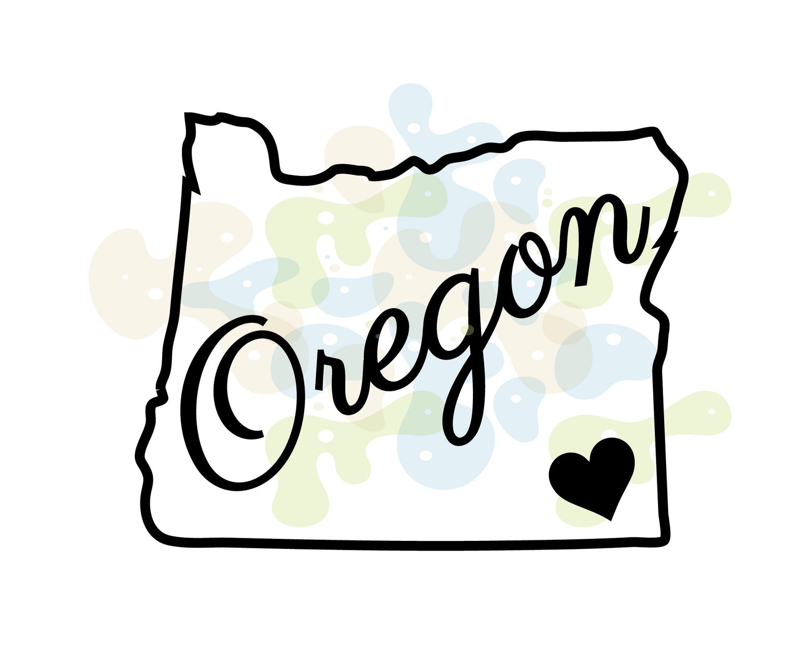 Oregon State Svg Oregon Svg Oregon Silhouette Svg Oregon - Etsy