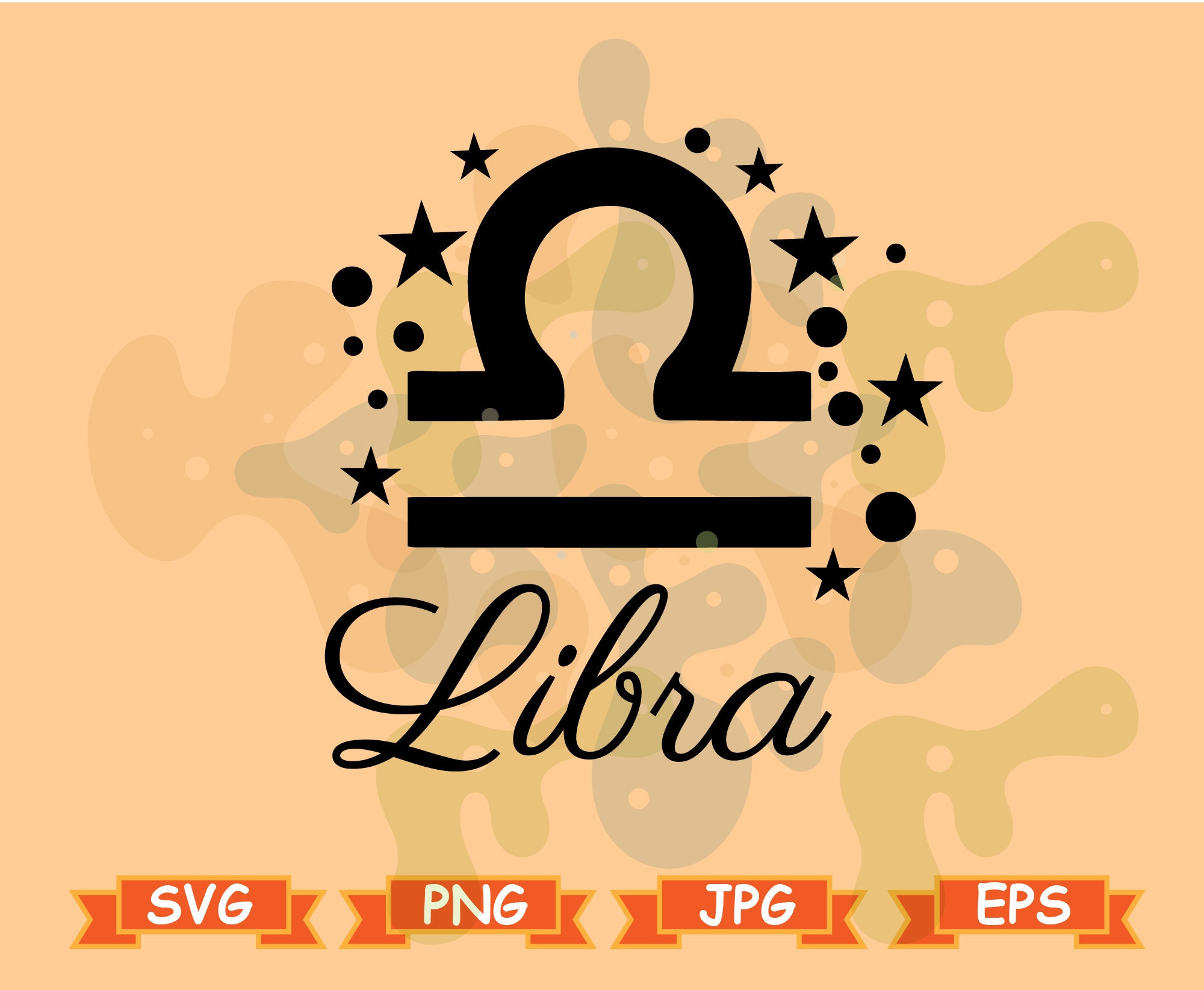 Libra Zodiac Svg Libra Sign Svg Libra Zodiac Sign Svg Libra Horoscope ...