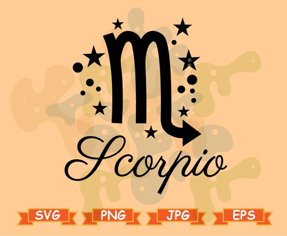 Scorpio Zodiac Svg Scorpio Sign Svg Scorpio Zodiac Sign Svg - Etsy
