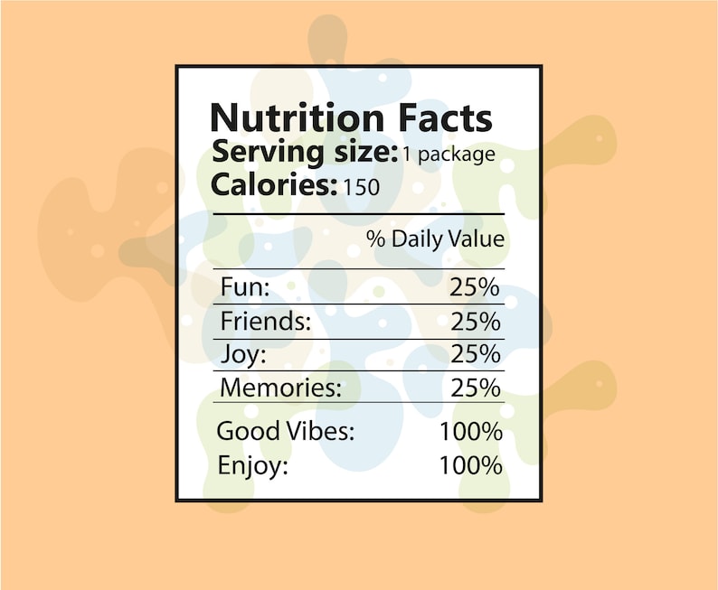 Nutrition Facts Png,barcode, Party Nutritional Facts, Water Bottle ...