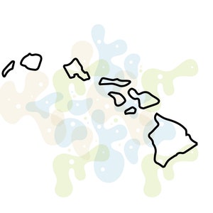 Hawaii State Svg, Hawaii Svg, Hawaii Bundle Svg, Hawaii Silhouette ...