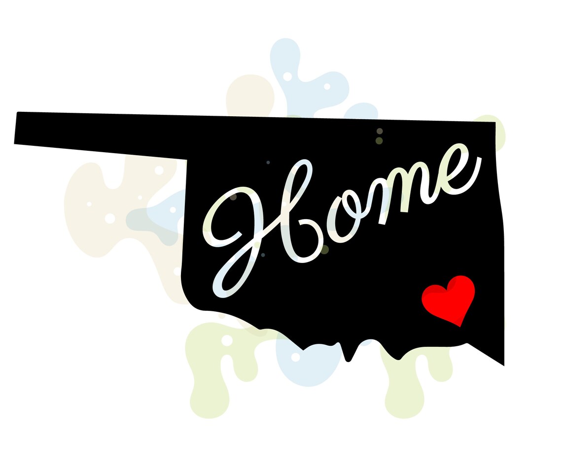 Oklahoma Svg Oklahoma Silhouette Svg Oklahoma Vector Oklahoma - Etsy