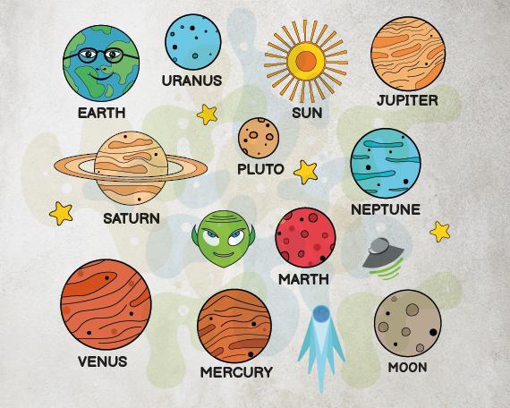 Planets Svg, Space Png, Planet Earth Svg, Moon Svg, Solar System ...