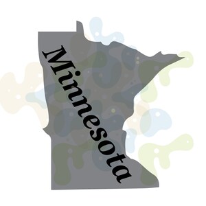 Minnesota State Svg, Minnesota Svg, Minnesota Vector, Minnesota Bundle ...