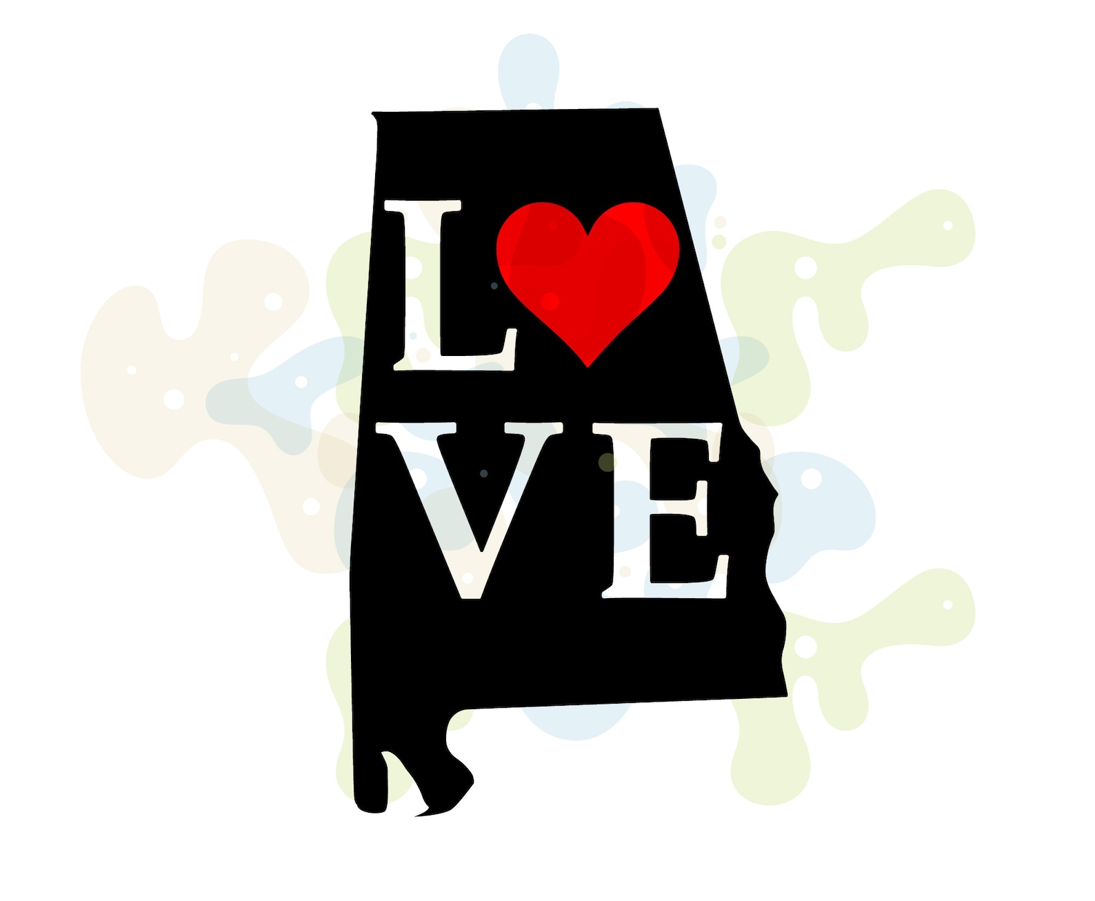 Alabama State Svg, Alabama Svg, Alabama Bundle Svg, Alabama Silhouette ...