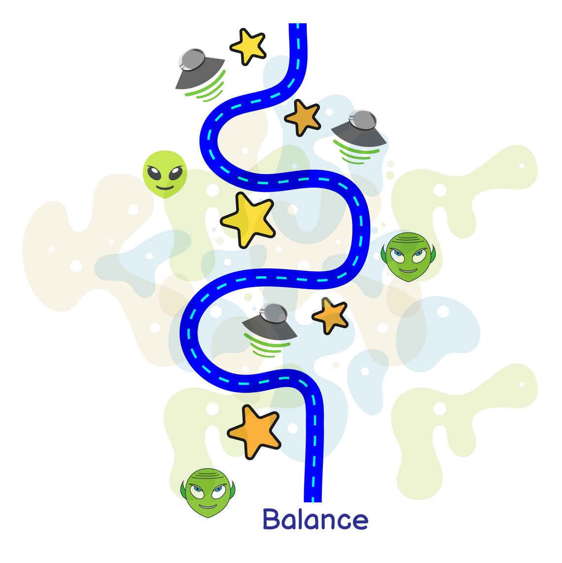 Space Sensory Path Svg, Solar System Sensory Path Svg, Sensory Pathway ...