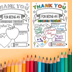 Teacher Appreciation Week Gift Teacher Appreciation Printable Thank You ...