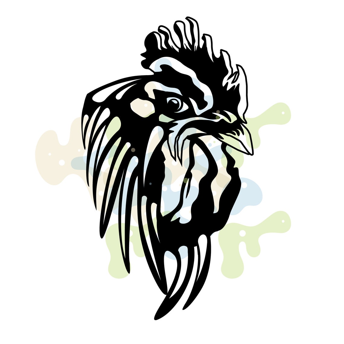 Chicken Dxf, Peeking SVG for Cricut, Chicken Dxf, Farm Life Clipart ...