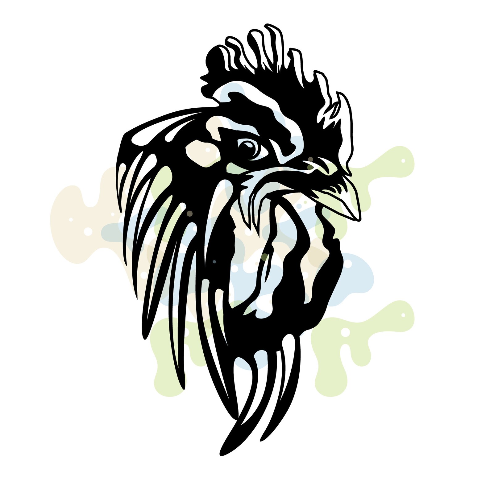 Chicken Dxf, Peeking SVG for Cricut, Chicken Dxf, Farm Life Clipart ...