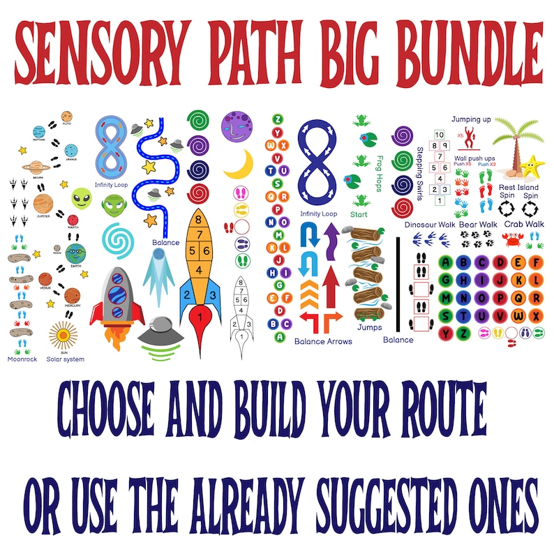 Sensory Path Svg, Space Sensory Path Svg, Sensory Pathway Space ...