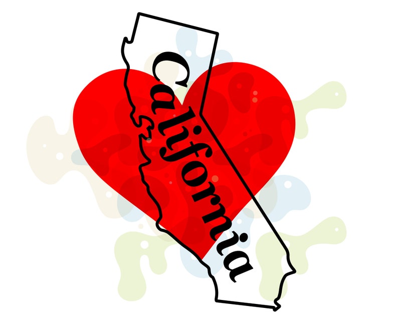 California State Svg, California Svg, California Silhouette, California ...