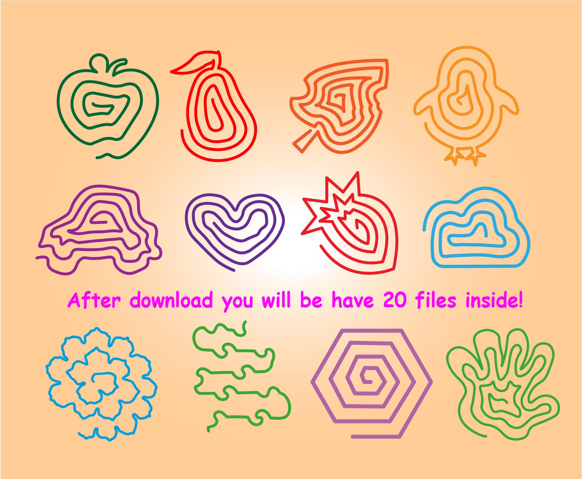 Finger Tracing Calming Cards, Calm Down Corner Activity, Meditation ...