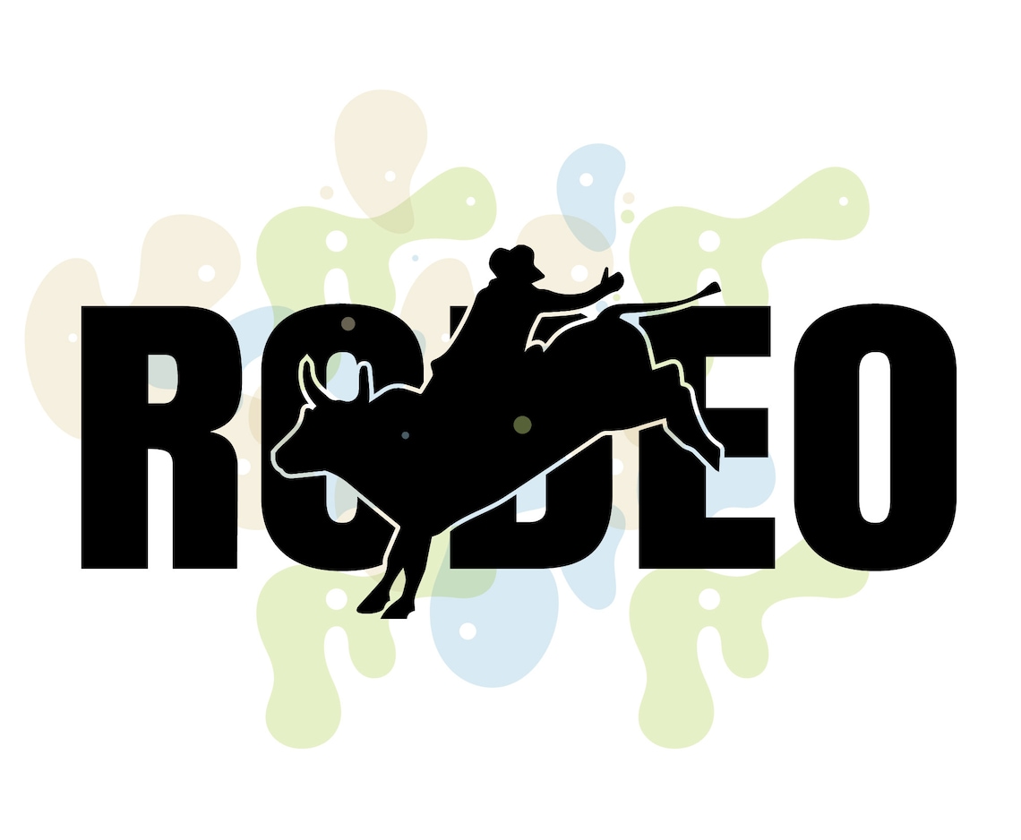 Rodeo Silhouette , Rodeo Clipart, Rodeo Svg, Southern Svg, Western Svg ...