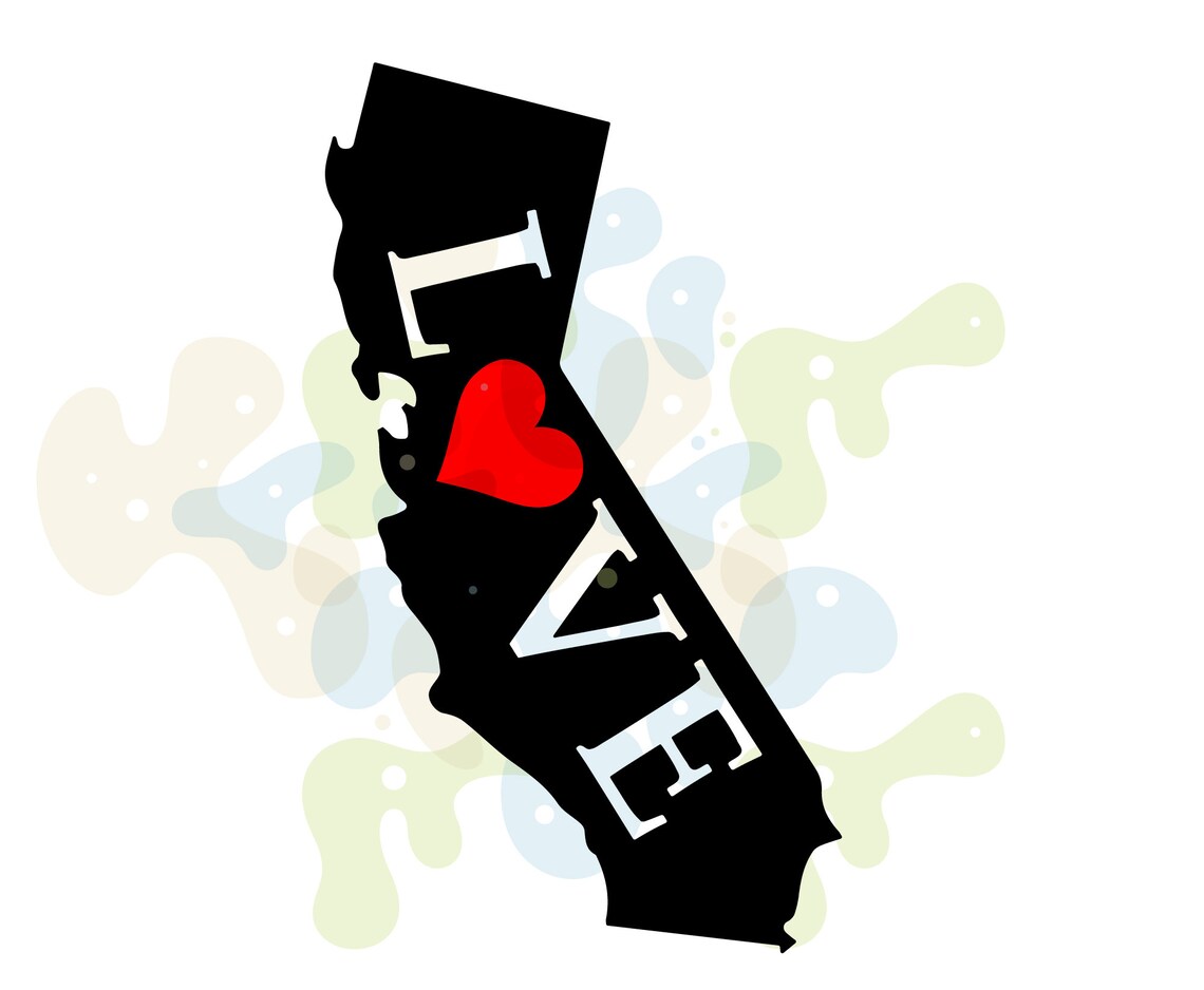 California State Svg, California Svg, California Silhouette, California ...