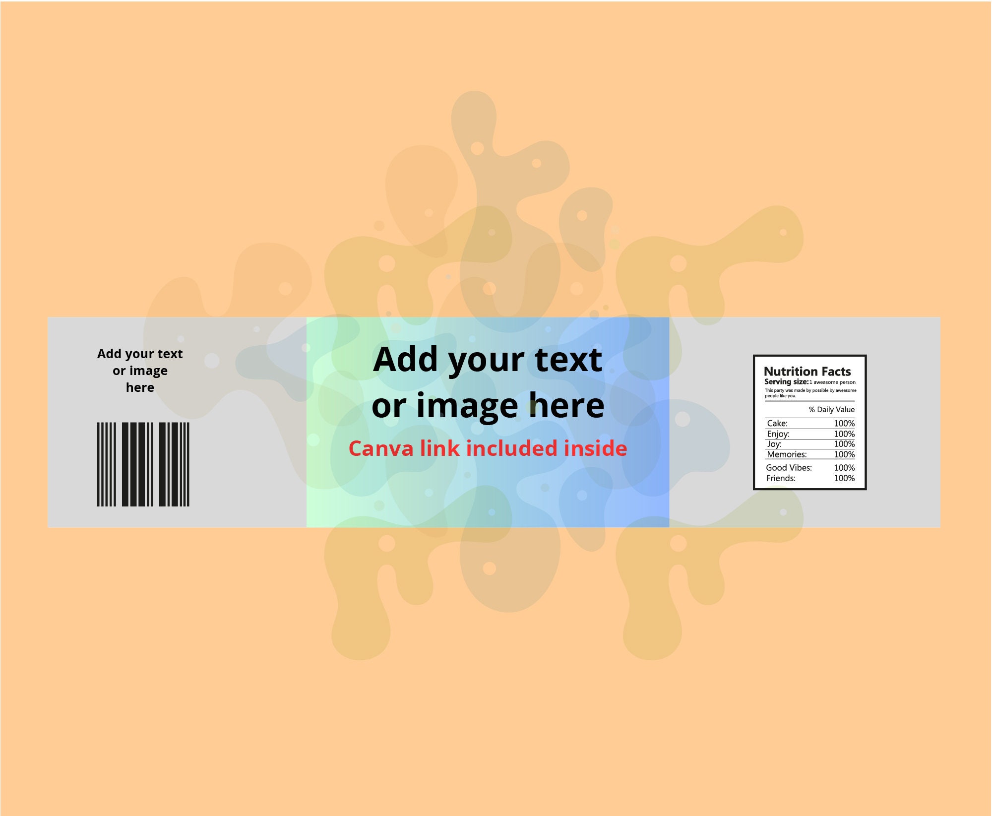 Party Favour Bundle, Nutrition Facts Png,barcode, Party Nutritional ...