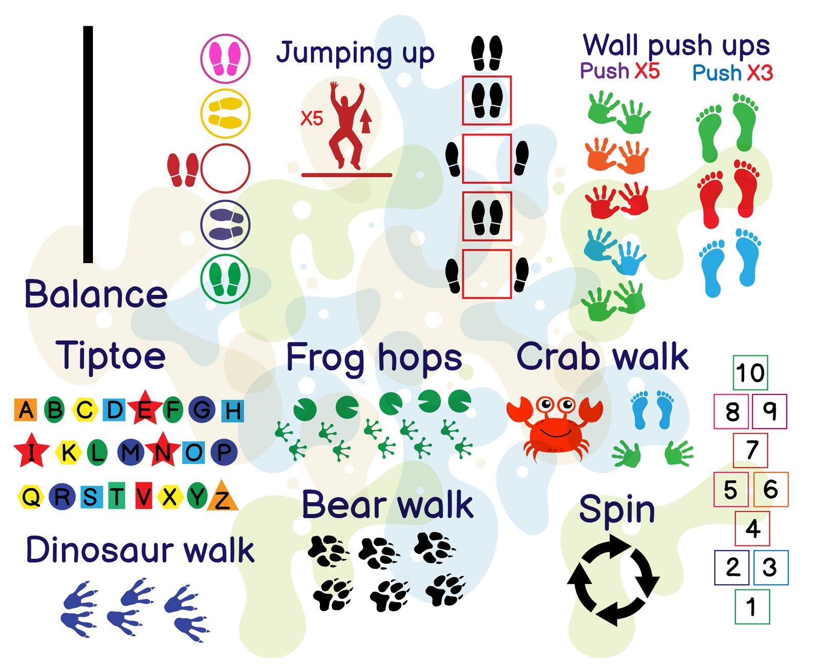 Sensory Path Svg Bundle Set of 12 Designs Sensory Pathway - Etsy