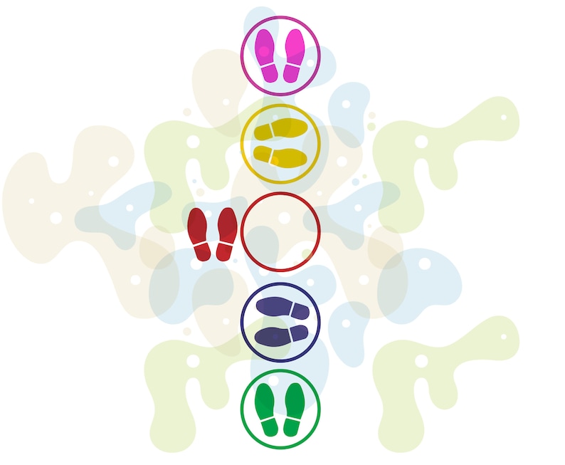 Sensory Path Svg Bundle, Hands & Feet, Hopscotch, Sensory Pathway ...