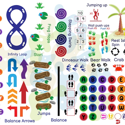 Sensory Path Svg Bundle Set of 23 Designs Sensory Pathway - Etsy