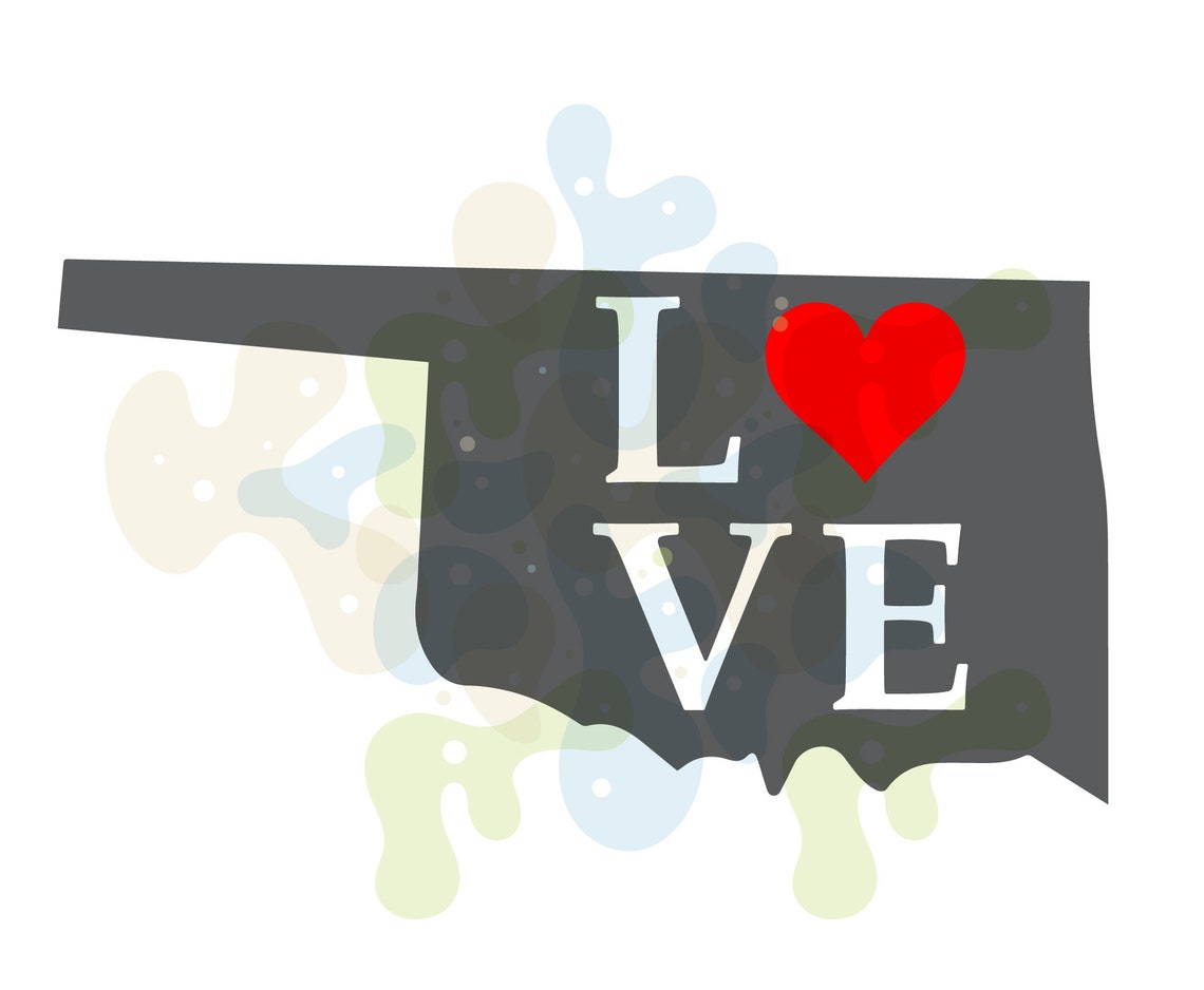 Oklahoma Svg Oklahoma Silhouette Svg Oklahoma Vector Oklahoma - Etsy