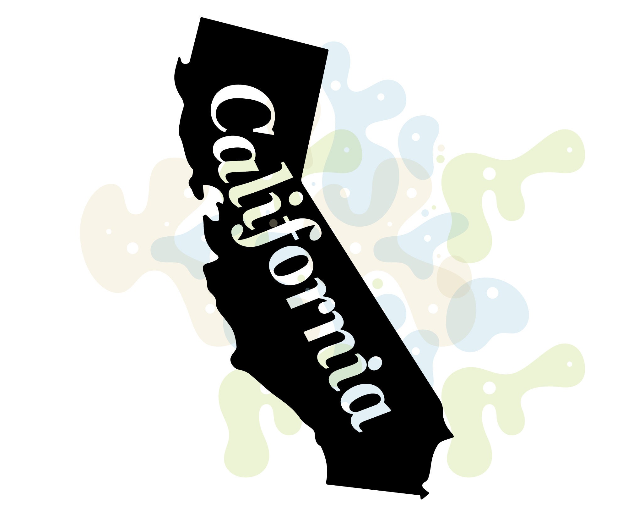 California State Svg, California Svg, California Silhouette, California ...
