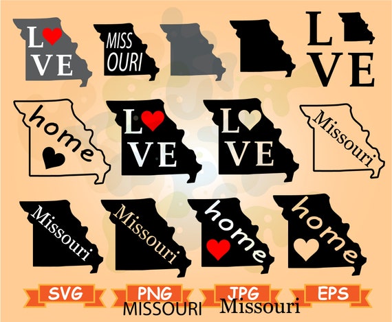 Missouri Svg Missouri State Svg Missouri Bundle Svg - Etsy