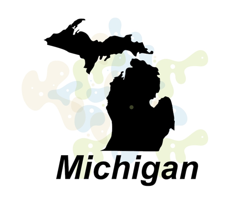 Michigan State Svg Michigan Bundle Michigan Silhouette - Etsy