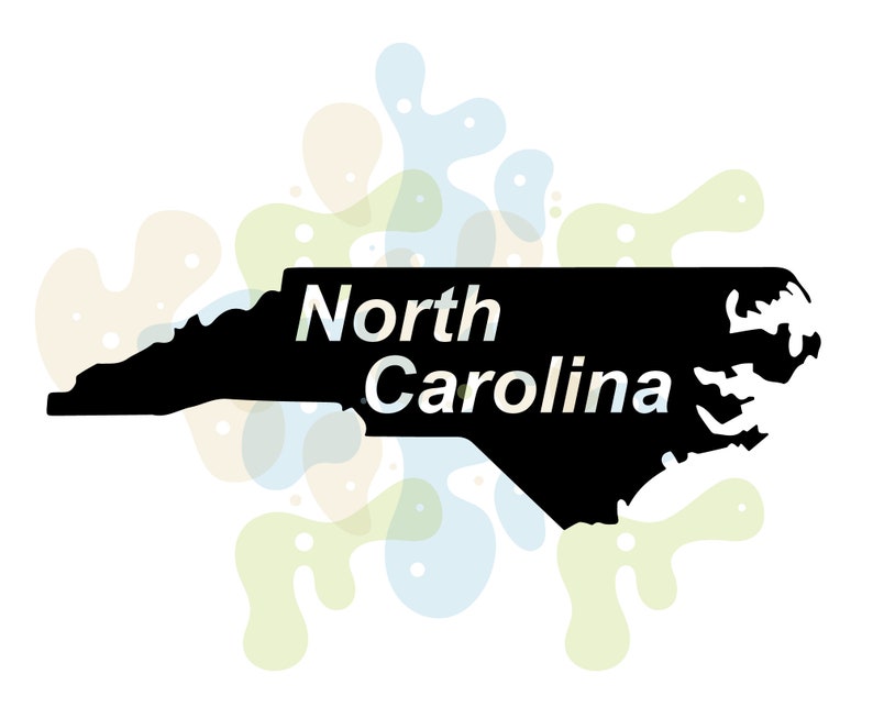 North Carolina State Svg, North Carolina Svg, North Carolina Outline ...