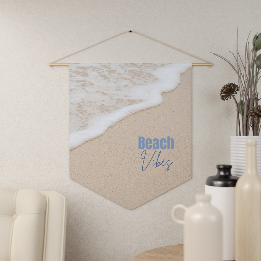 Beach Wall Art, Beach Pennant, Beach Decor, Beach Wall Decor, Coastal ...