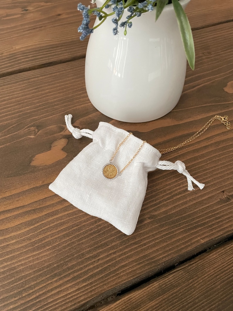 Mini Linen Drawstring Bag / Linen Jewelry Bag / Jewelry Bag / Jewelry ...