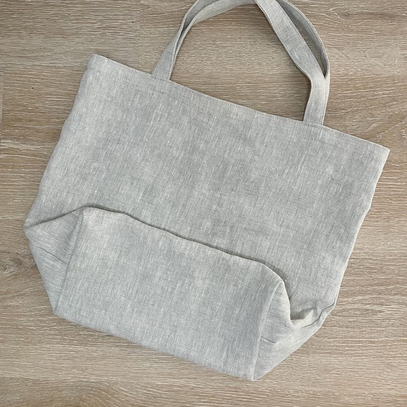 Linen Tote Bag - Etsy