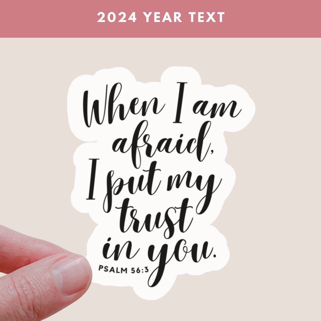 JW 2024 Year Text Sticker for Jehovah's Witnesses Kiss-cut Vinyl Decals Sticker Gift Yearlytext ...
