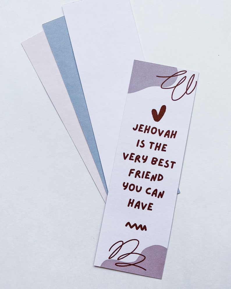 JW Bookmarks for Jehovah's Witnesses JW Printable Bookmarks Gift for ...