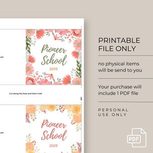 PSS 2025 Note Cards Printable Gift for Jehovah's Witnesses Pioneer ...