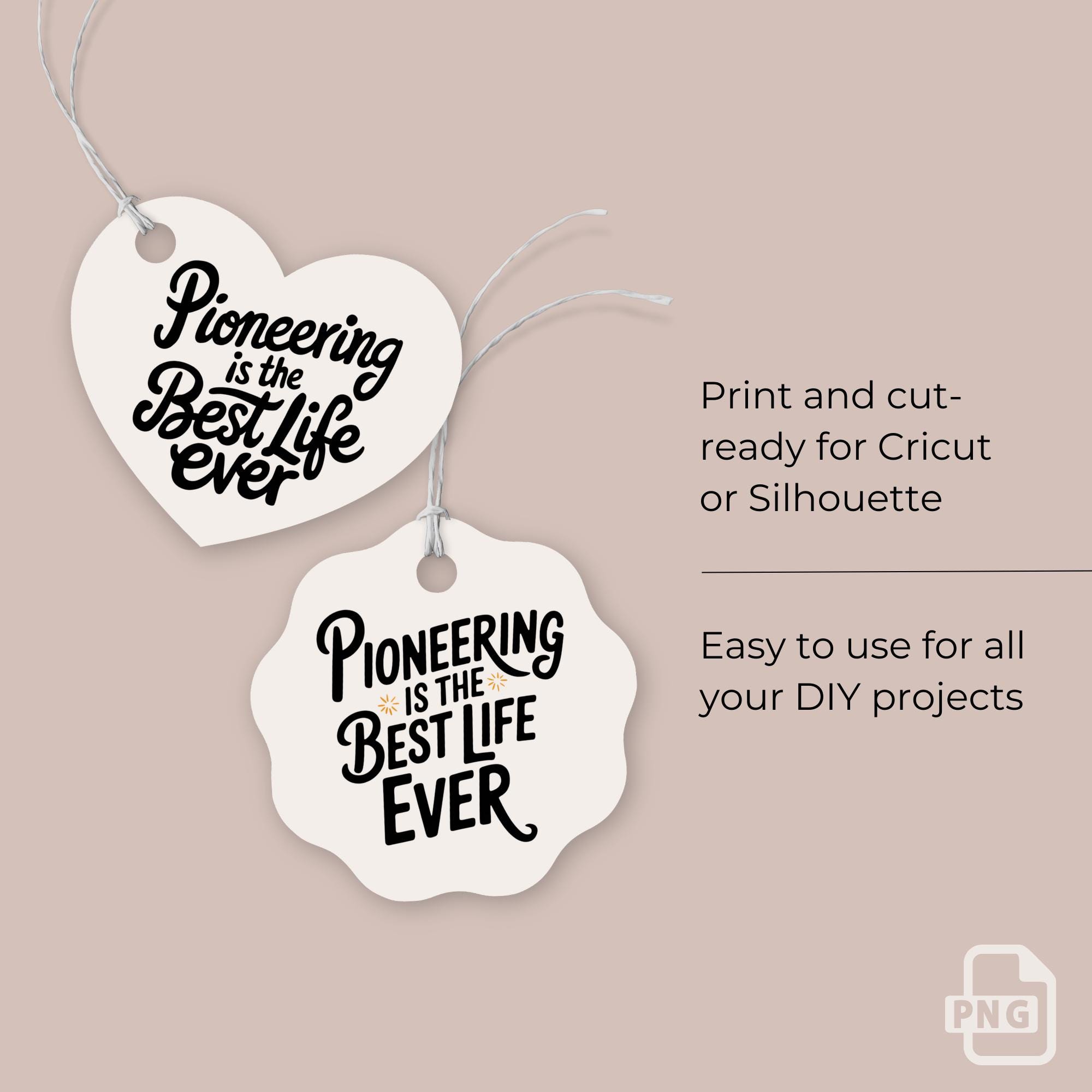 JW Pioneer Gift Tags, DIY Cuttable Clip Art (PNG Files) - Etsy