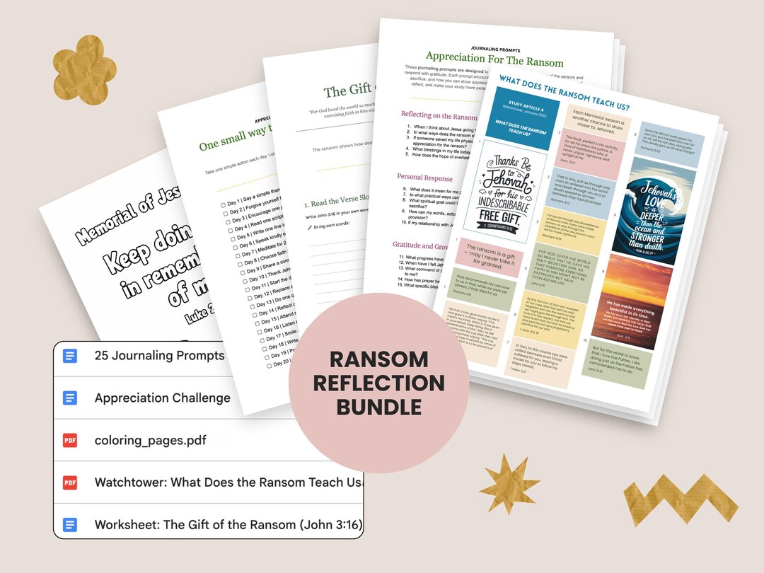 JW Ransom Study Tools for Jehovah’s Witnesses New World Translation ...