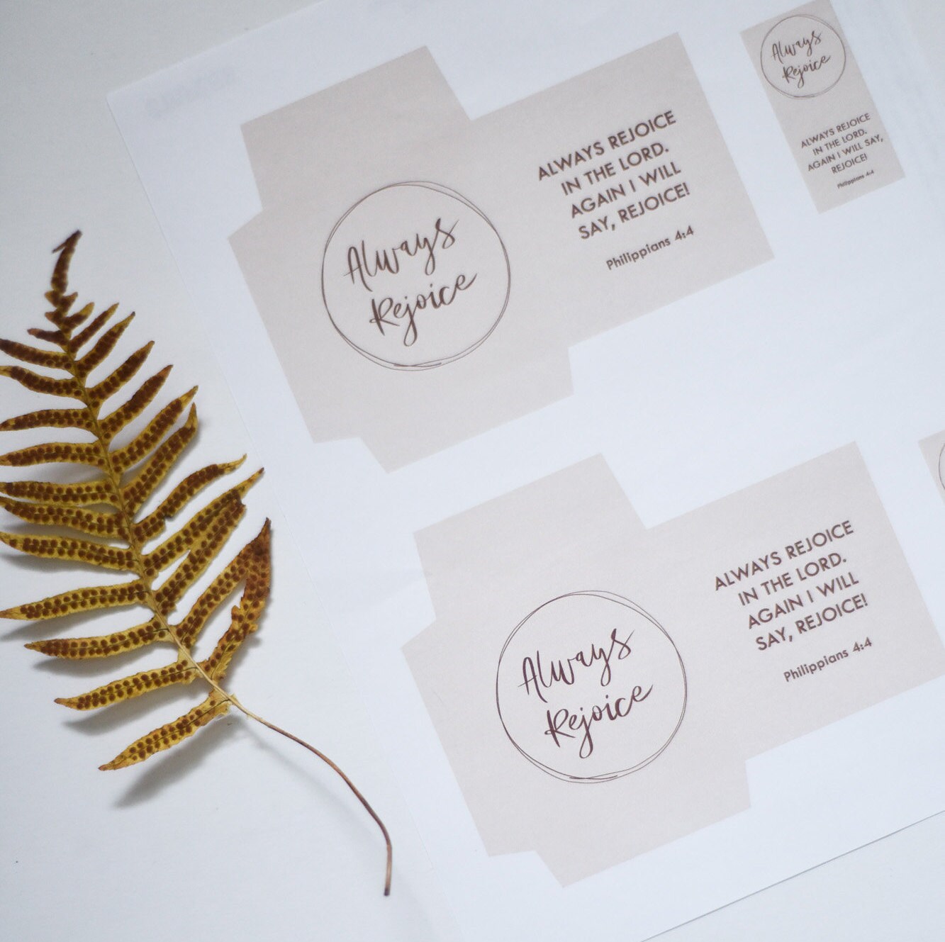 Printable Tea Bag Envelopes Always Rejoice Featuring Bible - Etsy