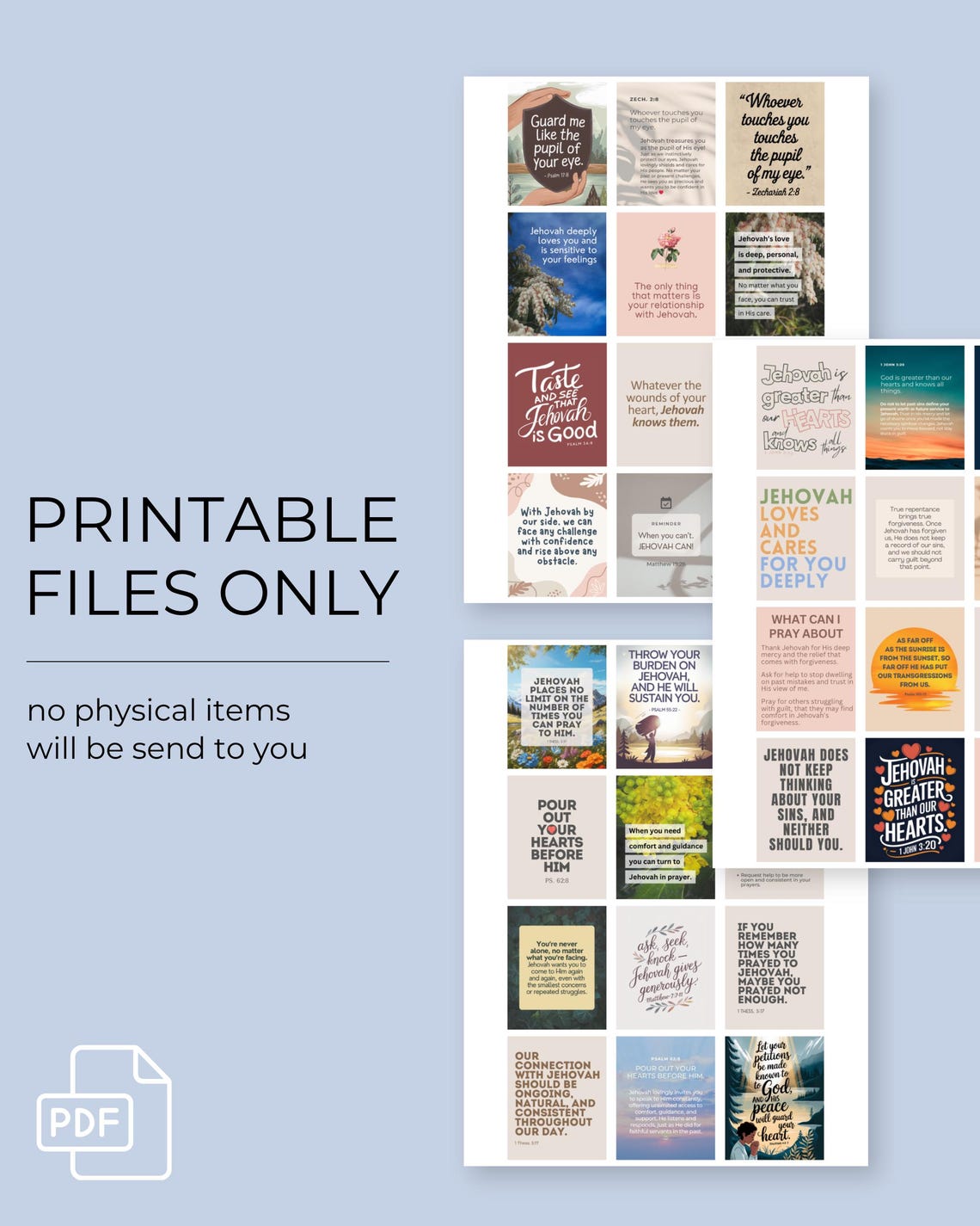 JW Scriptures for Journaling Printable for Jehovah's Witnesses New ...