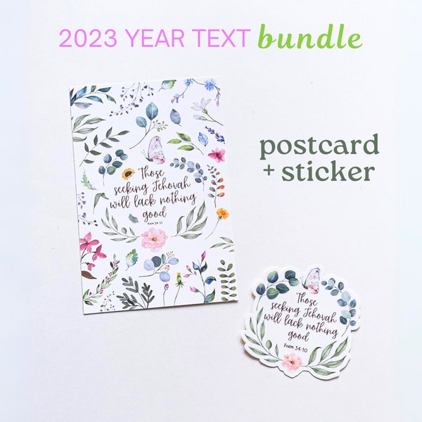 Jw Year Text 2023 Sticker - Etsy