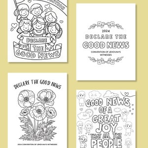 Declare the Good News Coloring Pages for Kids Printable Colouring ...