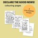 Declare the Good News Coloring Pages for Kids Printable Colouring ...