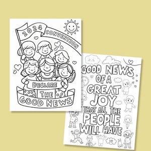 Declare the Good News Coloring Pages for Kids Printable Colouring ...